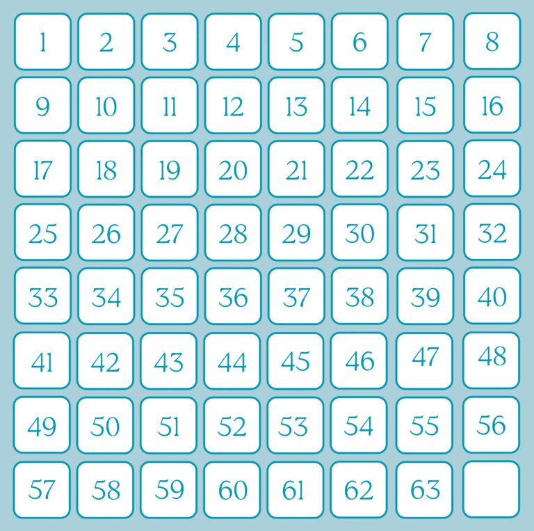 Free 8x8 Sliding Puzzle Game Online - Slido Puzzle